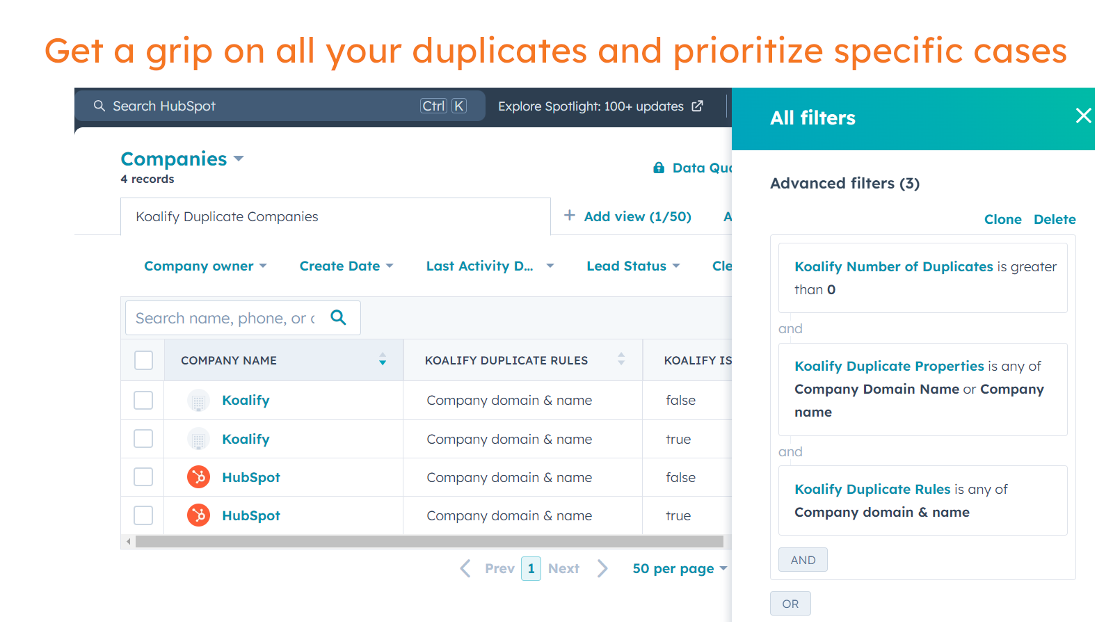 Koalify Merge And Deduplicate Hubspot Integration Connect Them Today